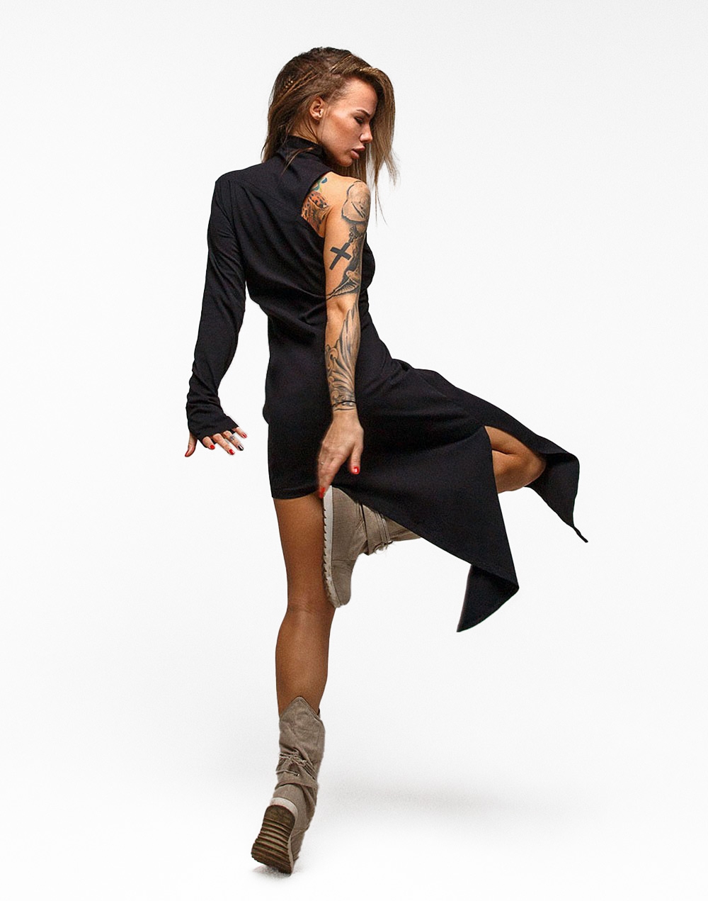 Платье асимметричное от KATAMI WEAR купить за 9200 руб в интернет ...